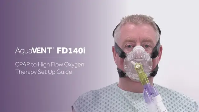 Video Thumbnail: AquaVENT® FD140i - CPAP To High Flow Oxygen Therapy ...