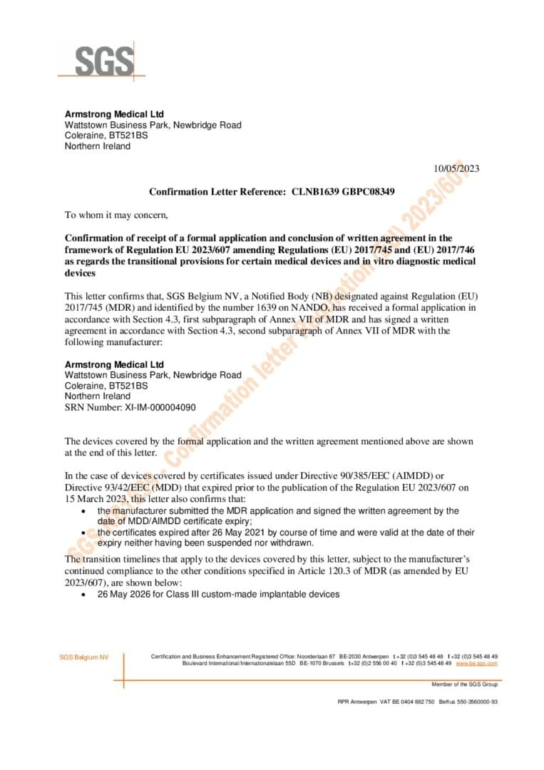 Armstrong-Confirmation-Letter-Extension-of-MDD-certificate-CE1639 ...